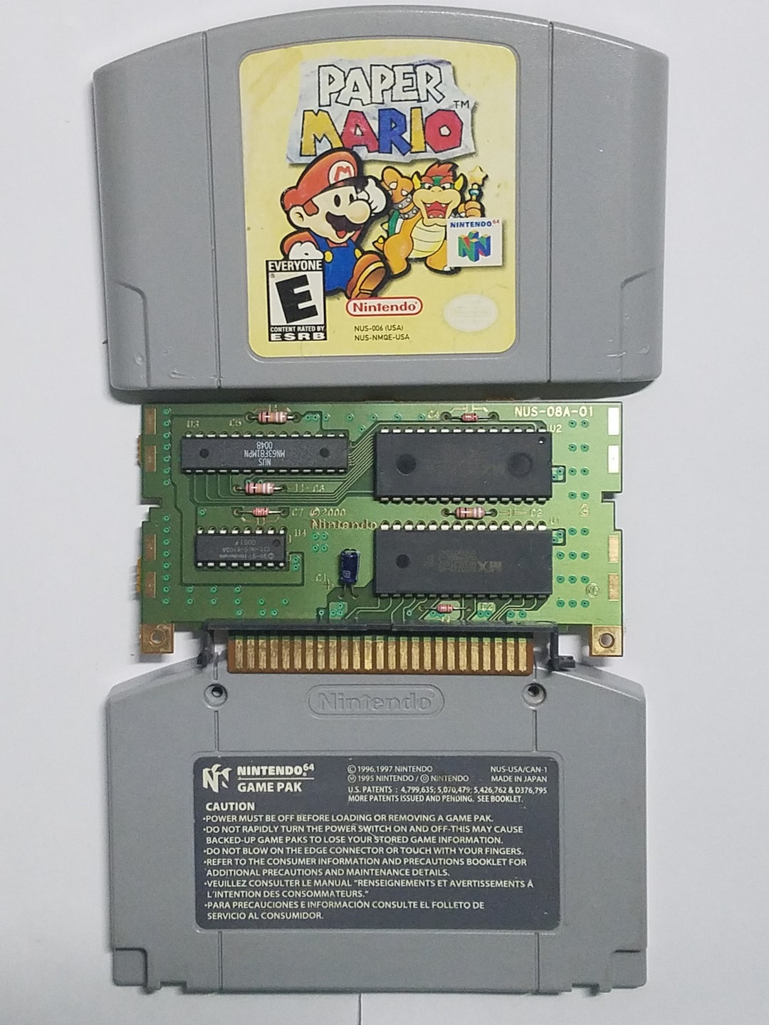 Paper Mario Nintendo 64 N64 Authentic Video Game Black Label ...