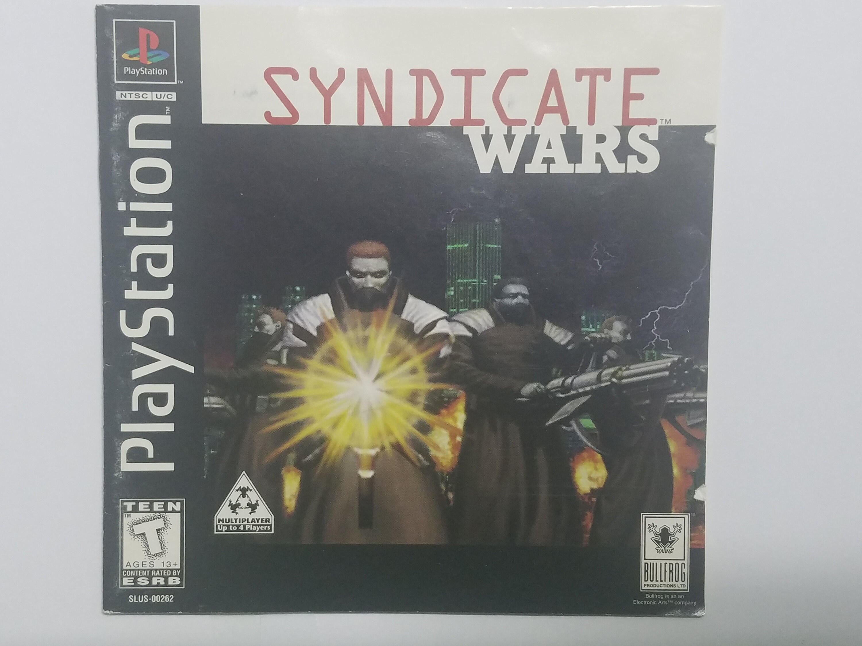 Syndicate Wars Game PSX PS1, Sony Playstation Complete CIB Game Black ...