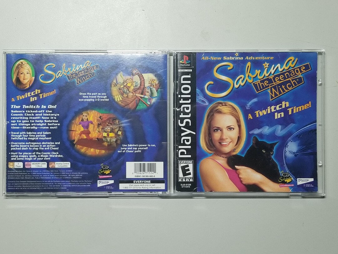 Sabrina the Teenage Witch Playstation 1 PS1, PSX Authentic Video Game ...