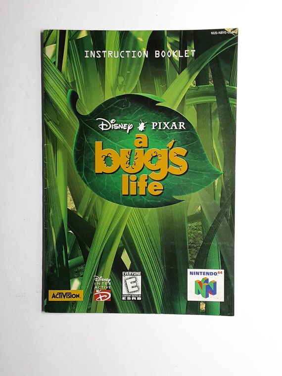 Nintendo 64 Disney Pixar “A Bug’s Life” Authentic Retro Classic Video ...