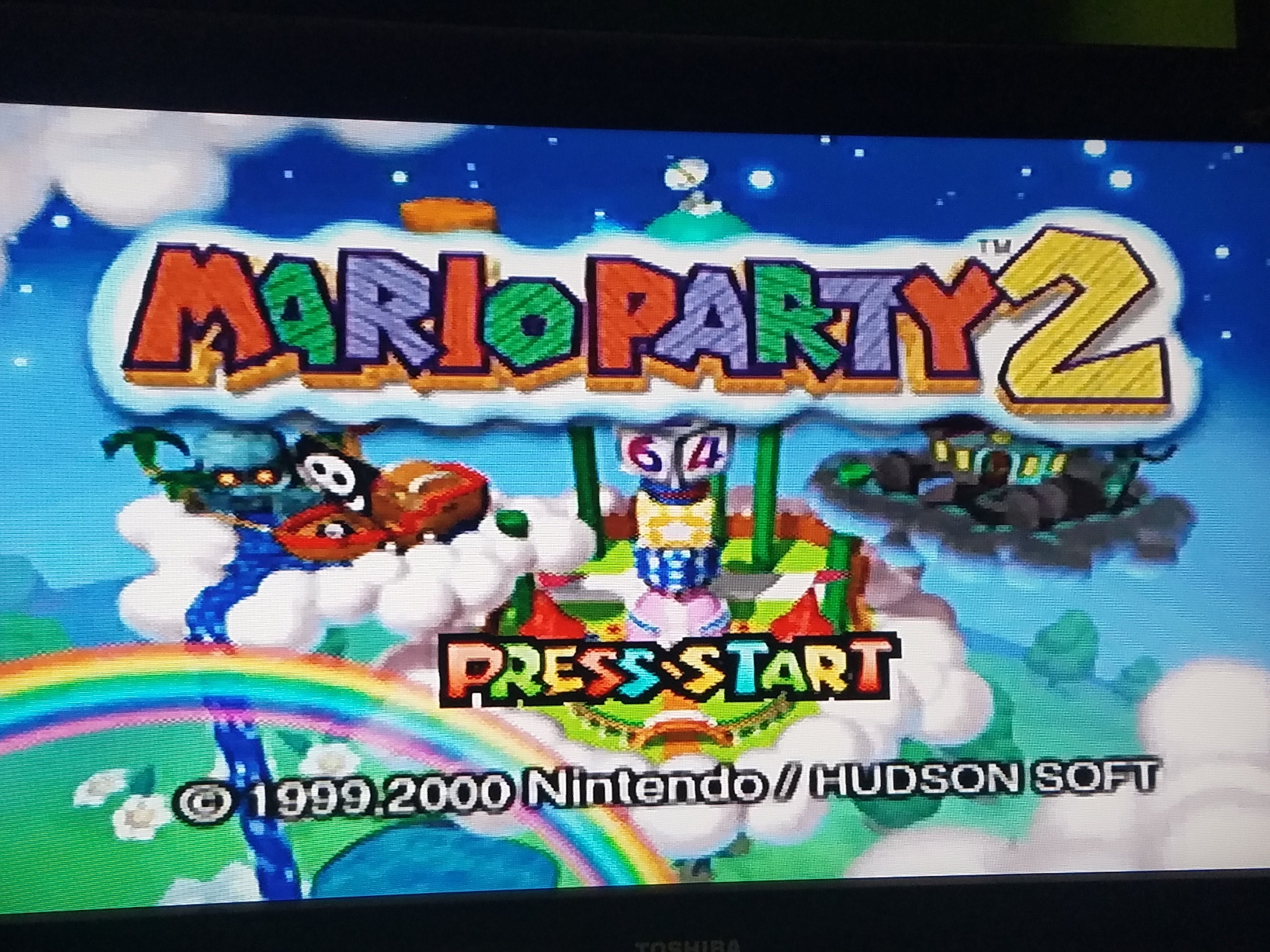Mario Party 2 Nintendo 64 N64 Authentic Video Game Cartridge Etsy