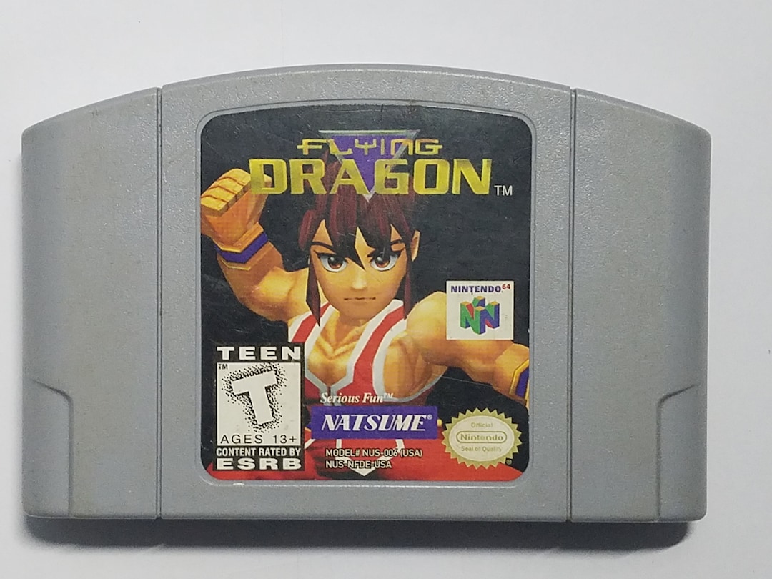 Flying Dragon Nintendo 64 N64 Authentic Video Game Cartridge Arcade ...