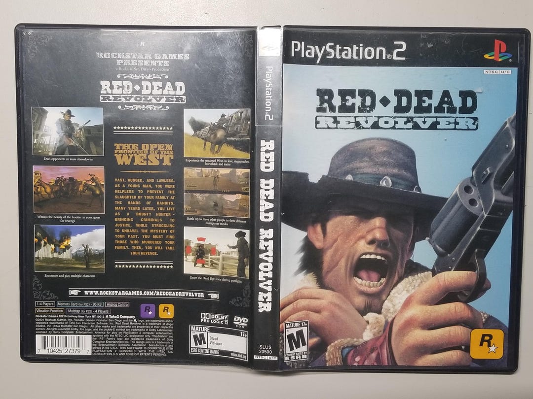 Red Dead Revolver Playstation 2 (PS2) Authentic Video Game Open World ...