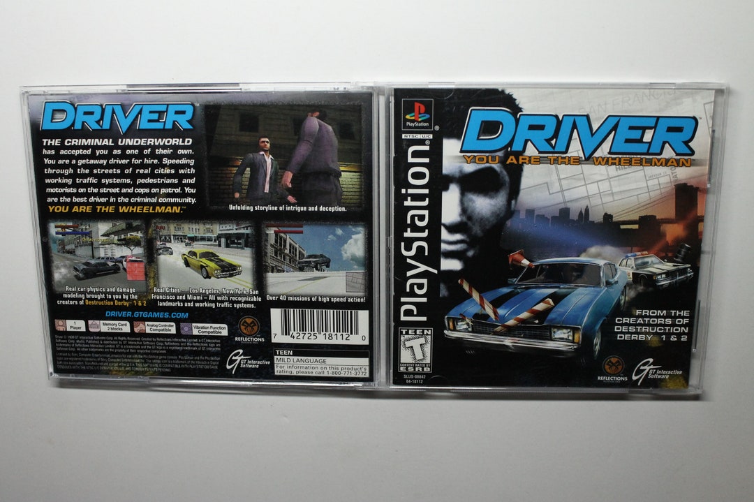 Driver Playstation 1 PS1, PSX CIB Game Complete CIC Tested and Working ...