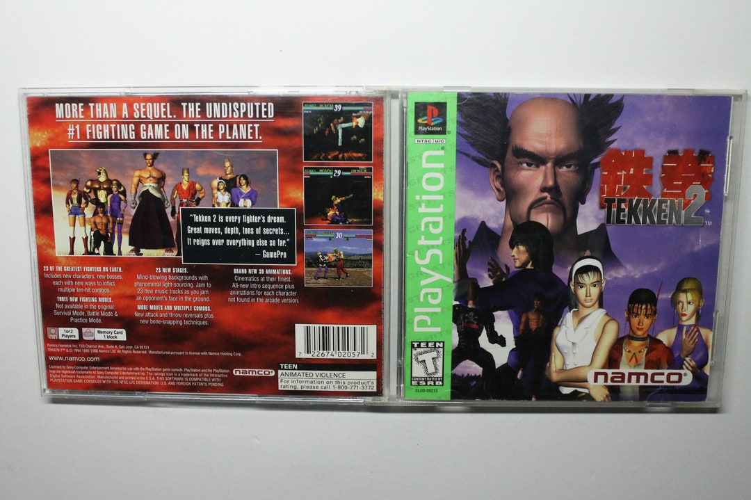 Tekken 2 Playstation 1 PS1 Greatest Hits Complete Tested Working ...