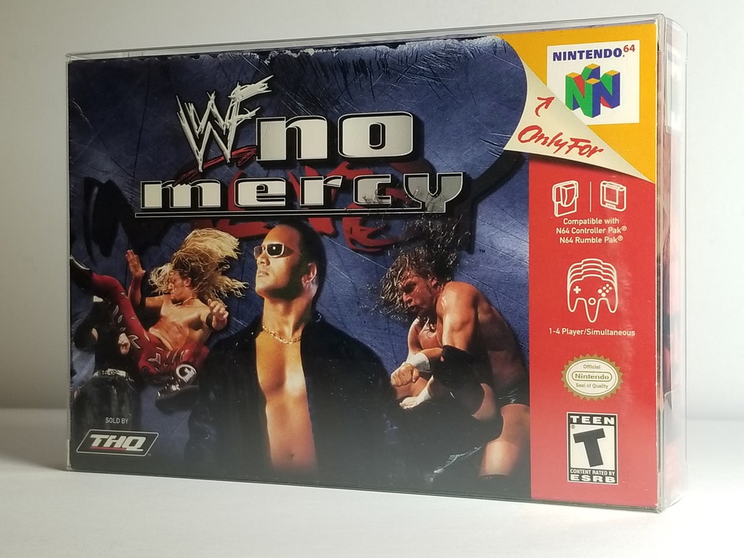WWF No Mercy Nintendo 64 N64 Authentic Video Game Complete CIB Role Playing Game Wrestling ...