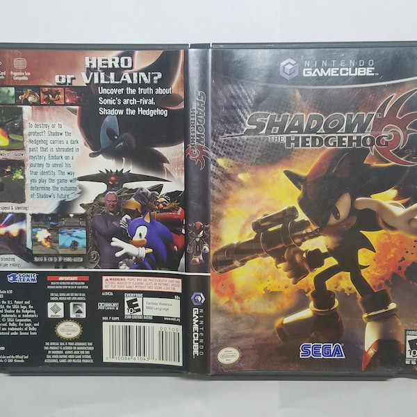 Shadow the Hedgehog - Etsy