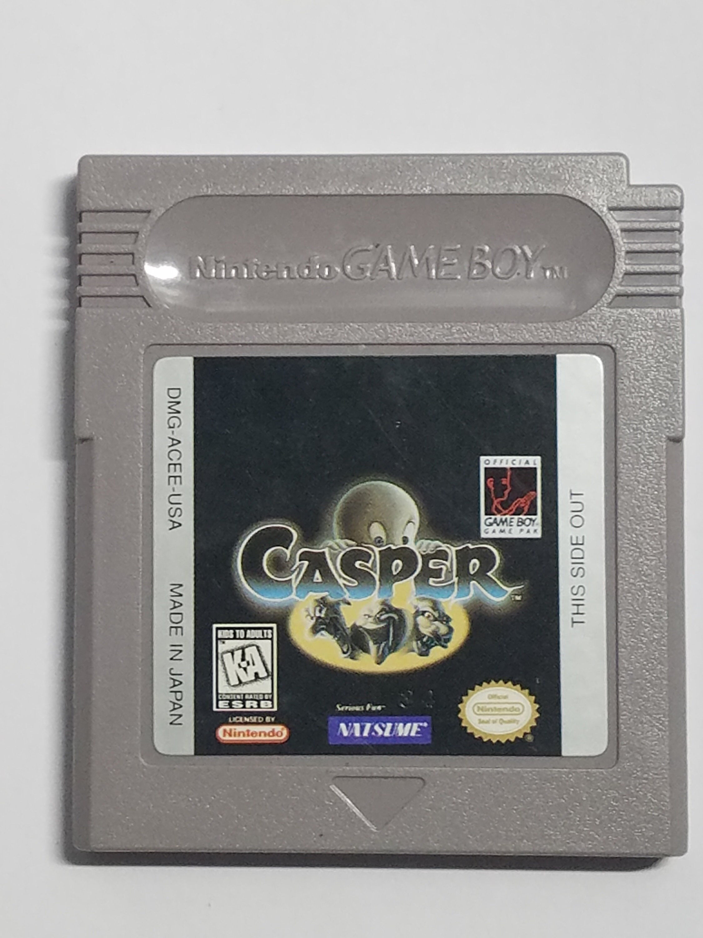 Casper Nintendo Game Boy GB Vintage Authentic Video Game - Etsy
