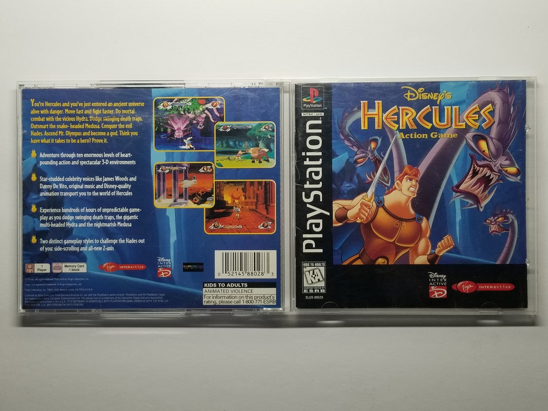 Hercules Playstation 1 PS1, PSX Complete Authentic Video Game Tested ...