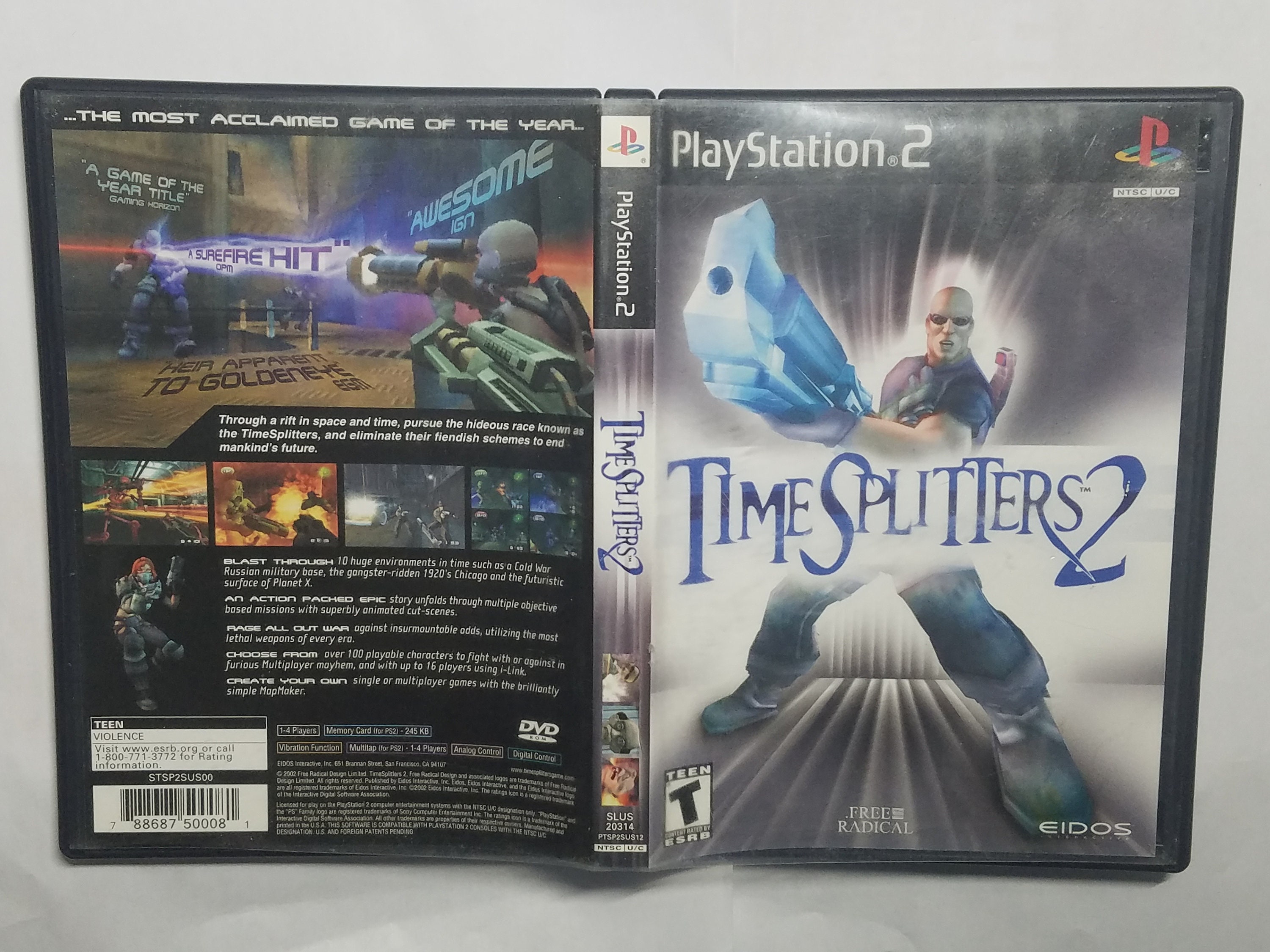 Time Splitters 2 Playstation 2 PS2 Game Complete CIB Game - Etsy