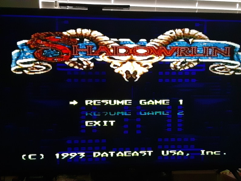 Shadowrun Super Nintendo SNES Authentic Video Game New Battery ...