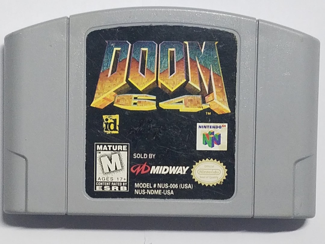Doom 64 Game Nintendo 64 N64 Cartridge - Etsy