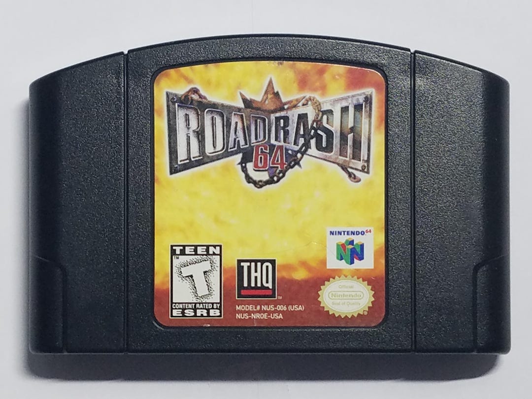 Road Rash 64 Game Nintendo 64 N64 Cartridge - Etsy