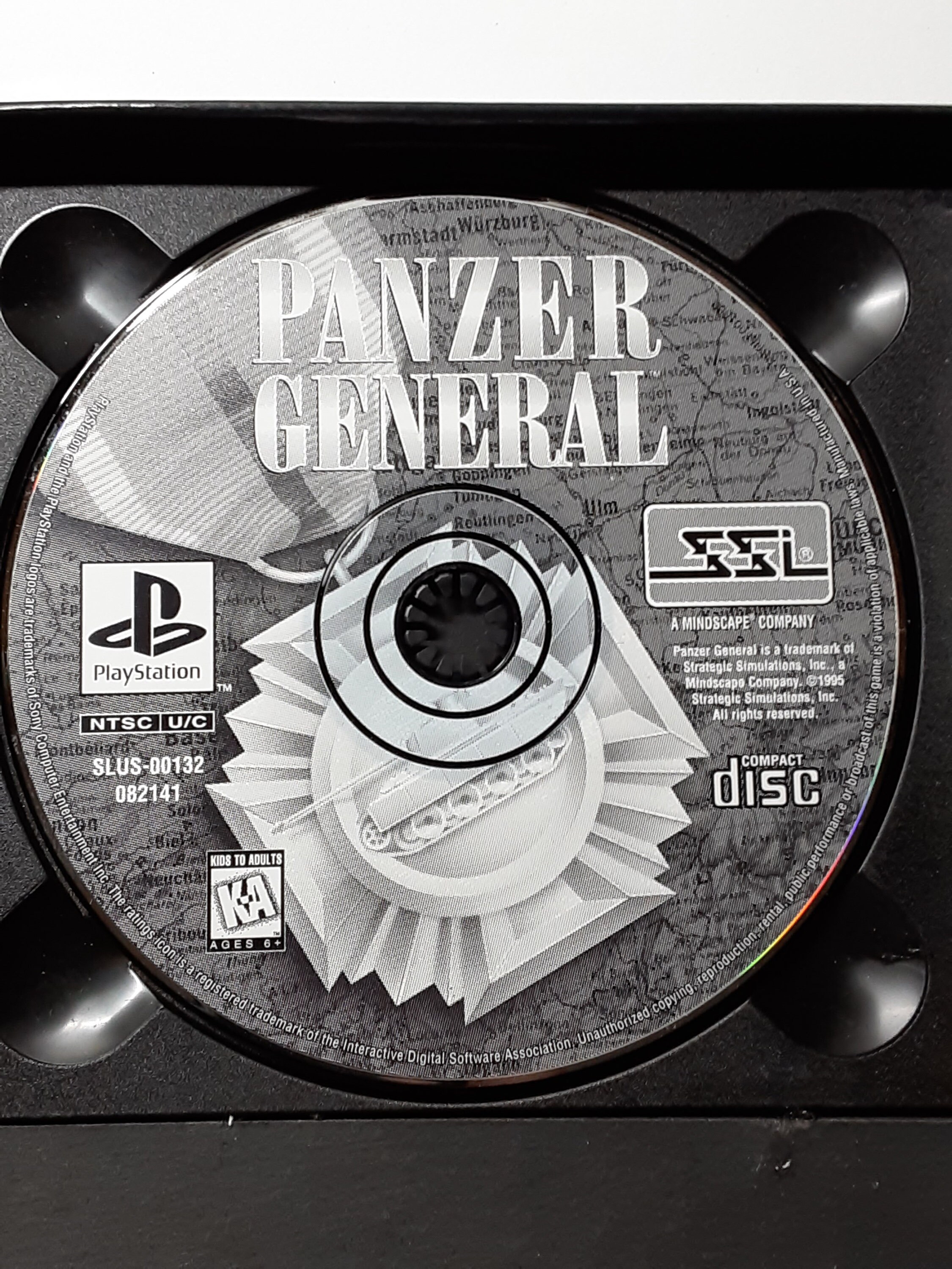 Panzer General Playstation 1 PS1, PSX long Box Authentic Video Game CIB ...