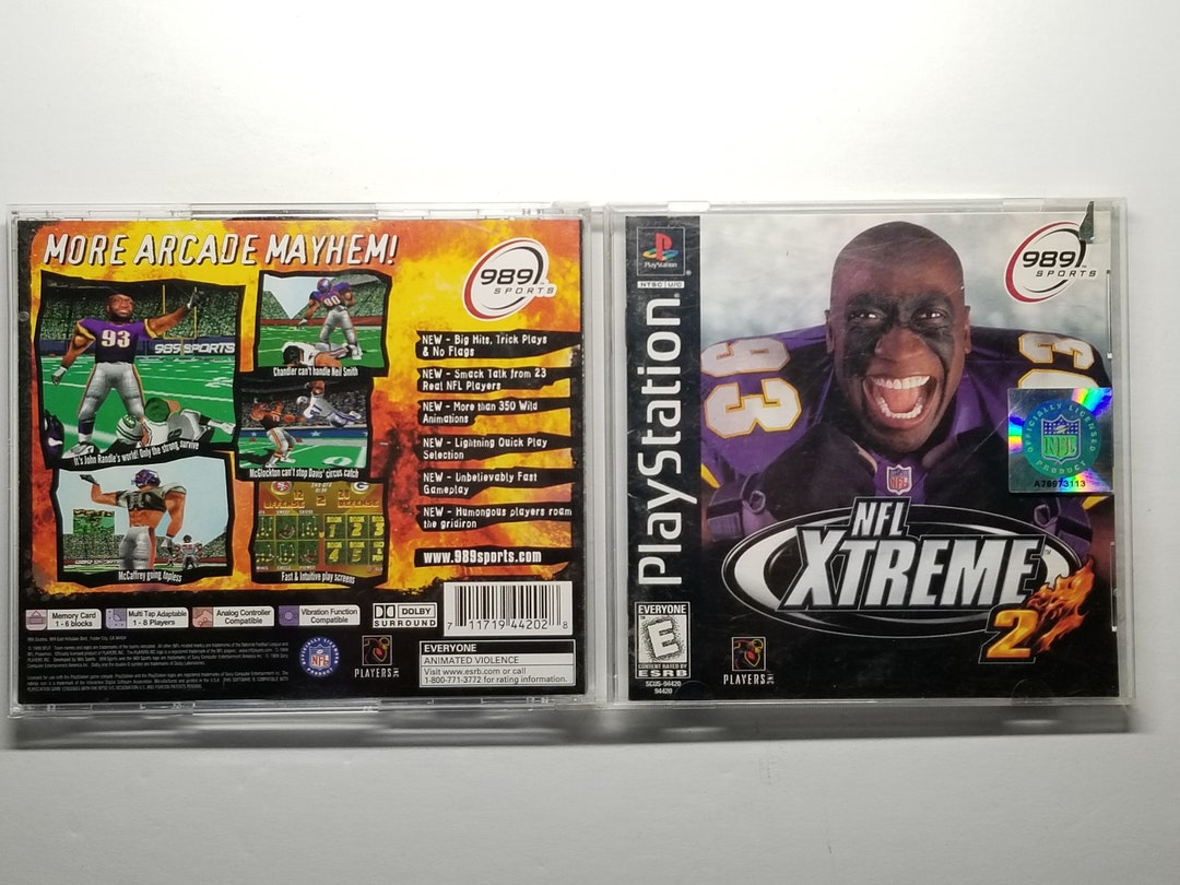 NFL Xtreme 2 Playstation 1 PS1, PSX CIB Complete Tested Working ...