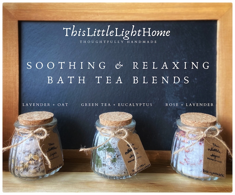 Soothing & Relaxing Bath Tea Blends | Hand Blended | Perfect Gift for ...