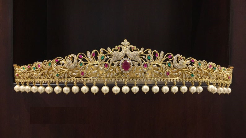 Indian Bridal Hip Belt/peacock Belly Belt/saree Challa | Etsy