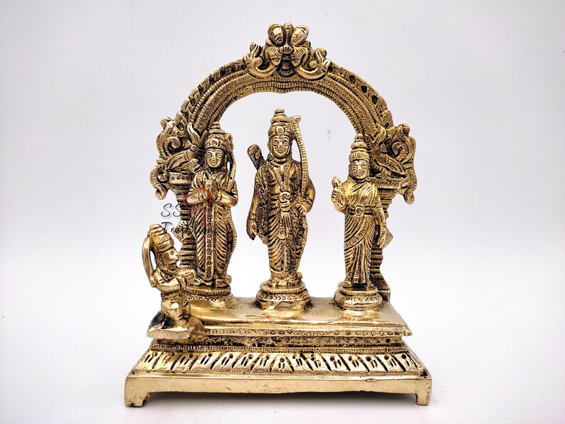 Ramdarbar Statue in Marble Big Ram Ji Family Statue Lord Rama | Etsy