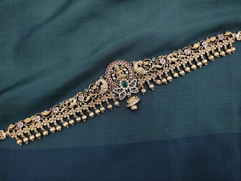 South Indian Hip Chainsaree Challa Kamarbandhkamarpatta Belly Hip Chaincz Waistbeltgold