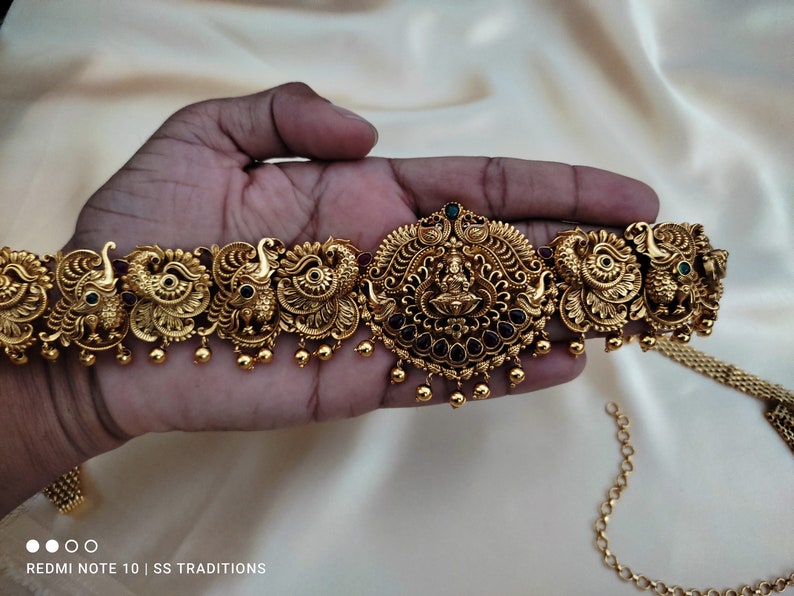 Antique Laxmi Hip Chain/saree Challa Kamarbandh/kamarpatta - Etsy