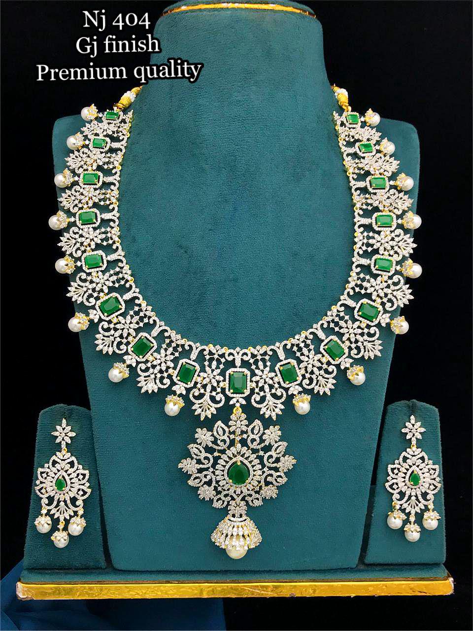 AD South Indian Full Bridal Necklace Set/long Necklace Set/statement ...