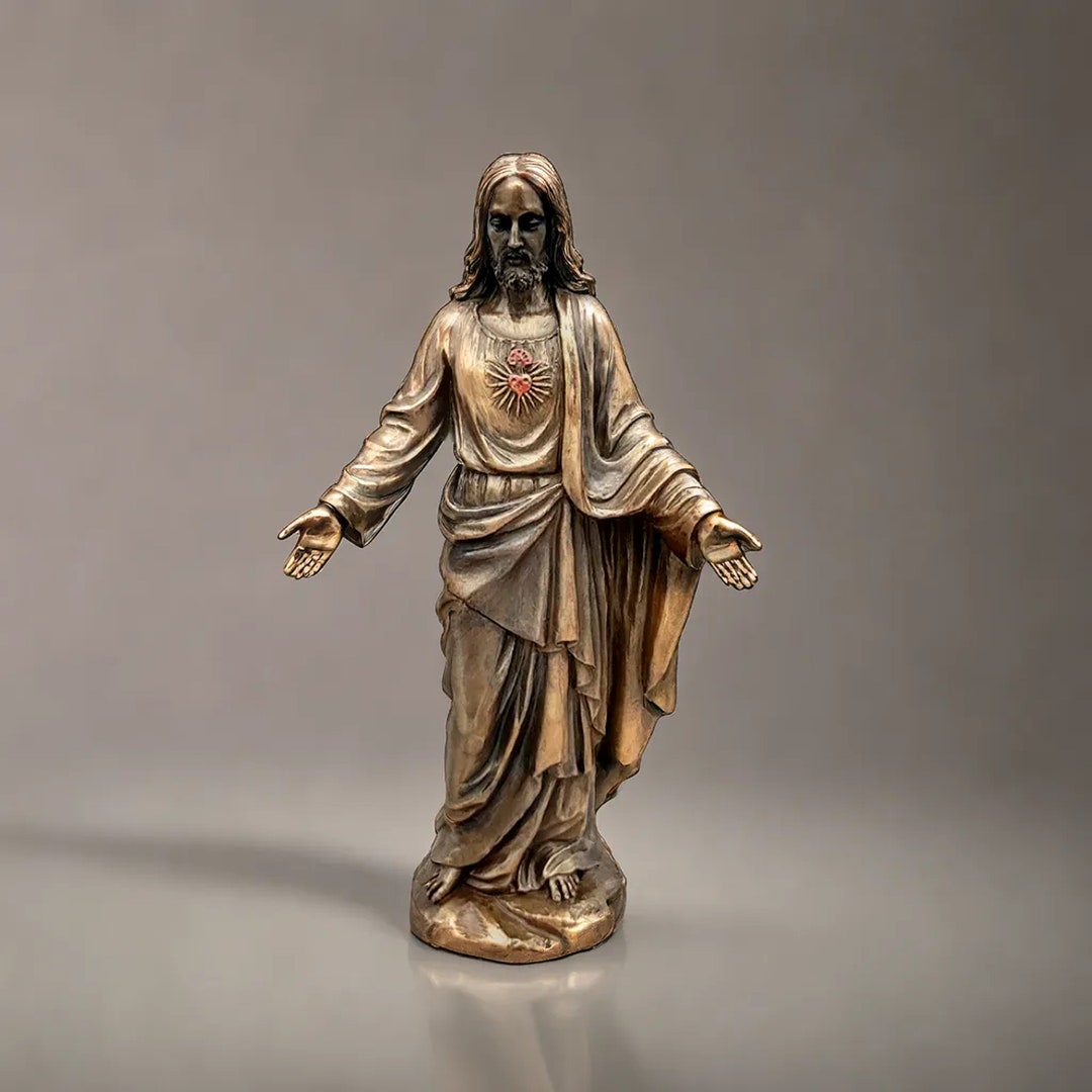 Jesus Christ Idol, Jesus With Mother Mary Statue, Virgin Mother Mary ...