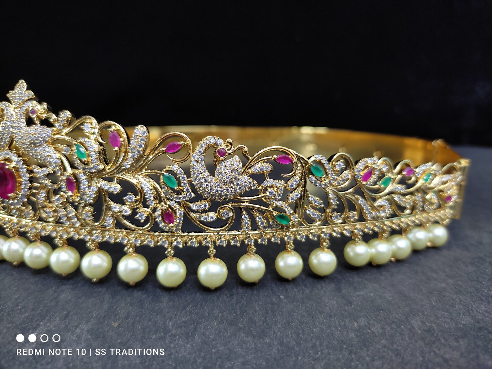 Indian Bridal Hip Belt/peacock Belly Belt/saree Challa | Etsy