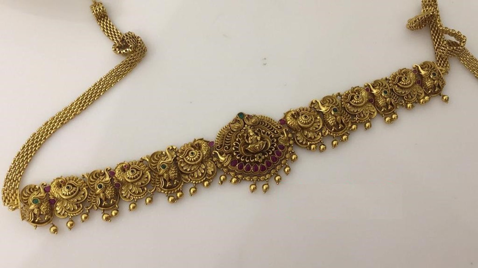 Antique Laxmi Hip Chain/saree Challa Kamarbandh/kamarpatta - Etsy