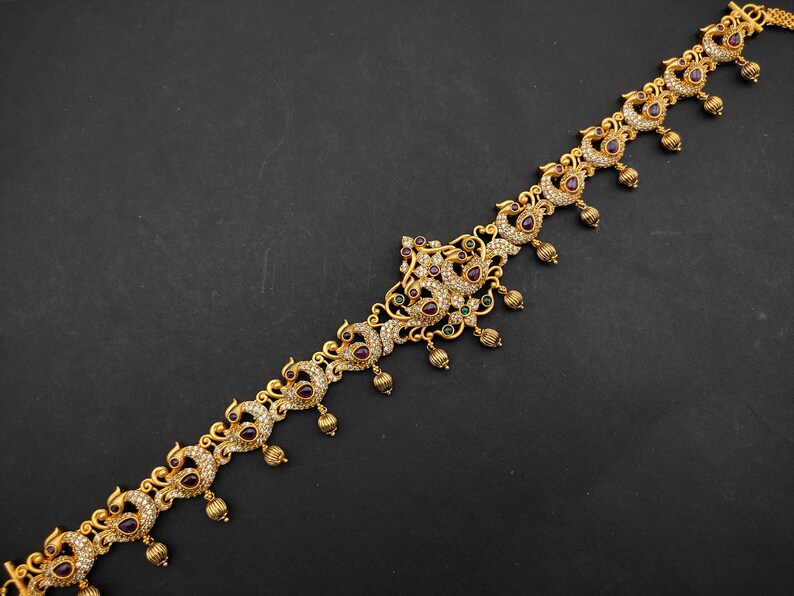 India CZ Hip Chain / Waist Belt / Belly Chain / Indian Jewelry - Etsy