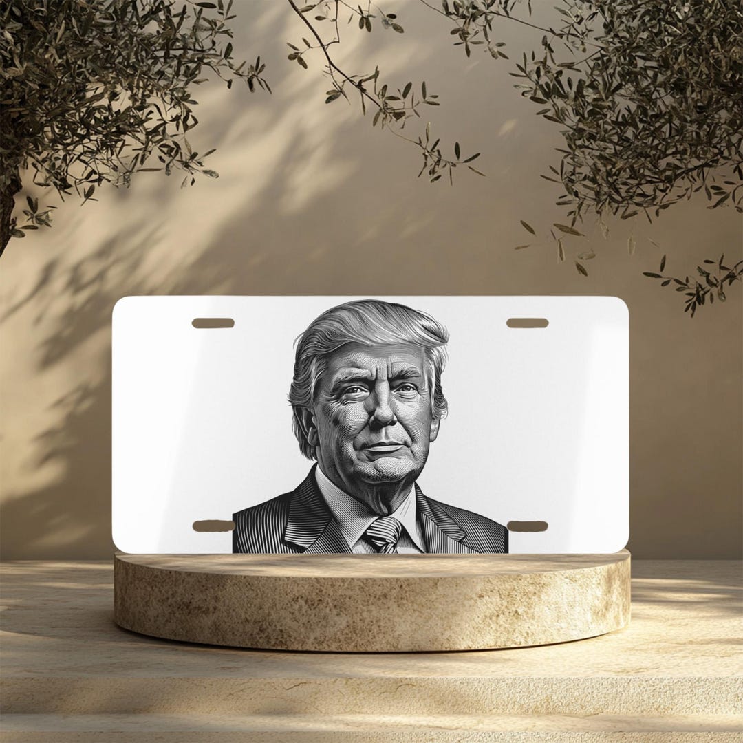 Trump Vanity Plate, Donald Trump License Plate, Personalized Vanity ...