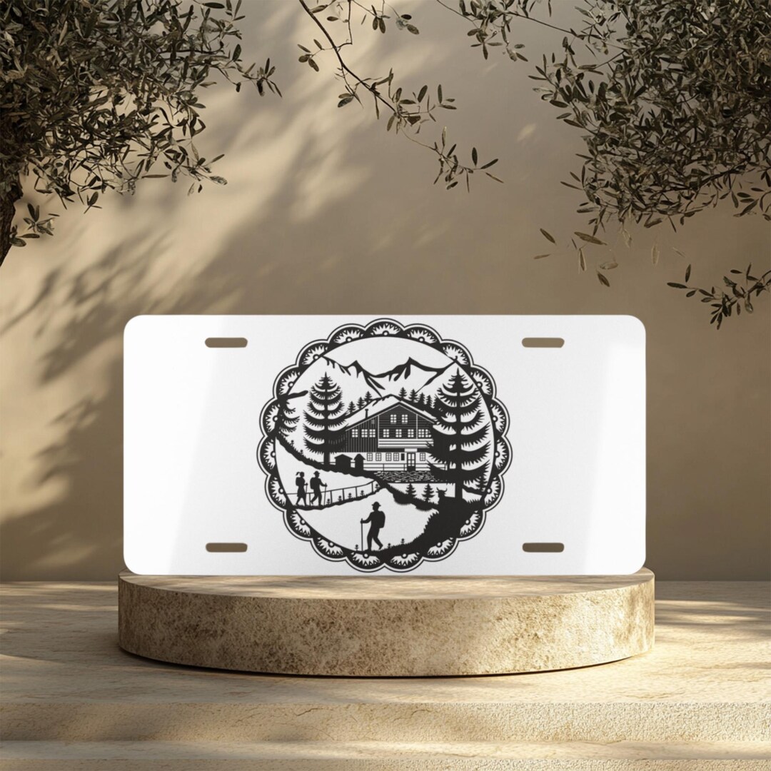 Explore & Hike License Plate | License Plate | Vanity Plate | Nature ...