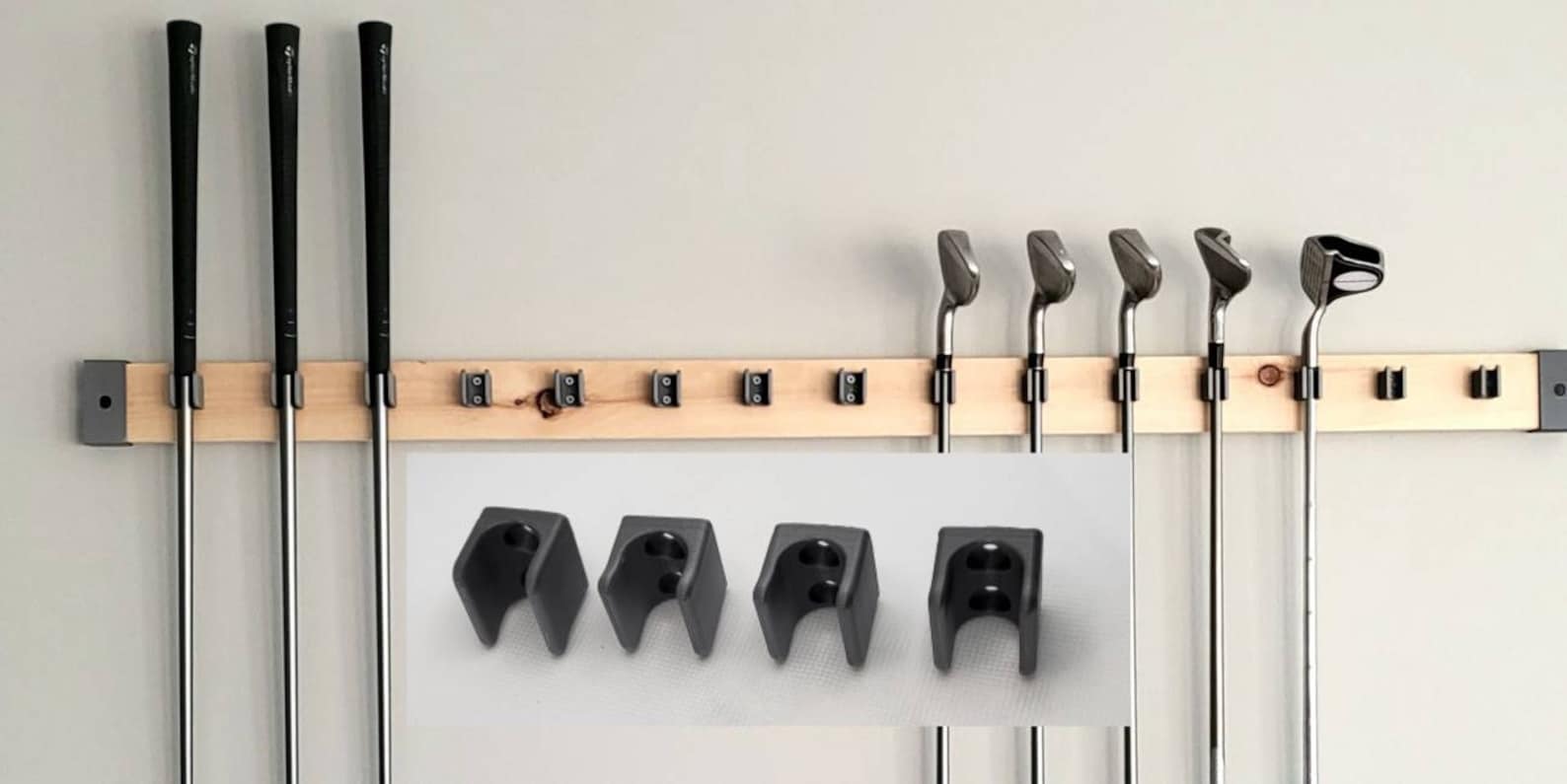 JINTECH3D Golf Club Wall Mount. Golf Club Wall Display. Golf - Etsy