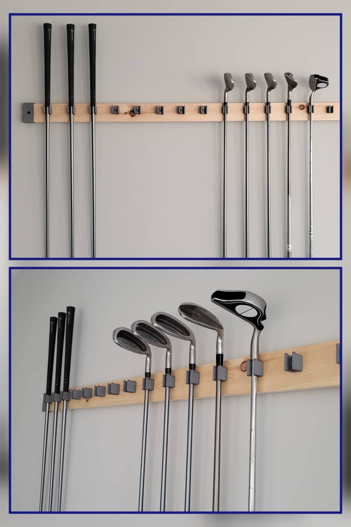 JINTECH3D Golf Club Wall Mount. Golf Club Wall Display. Golf - Etsy