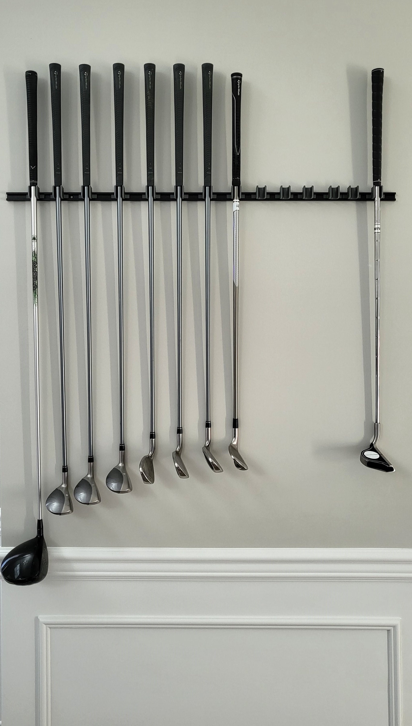 JINTECH3D Golf Club Wall Rack. Golf Club Wall Display. Golf Club Holder ...