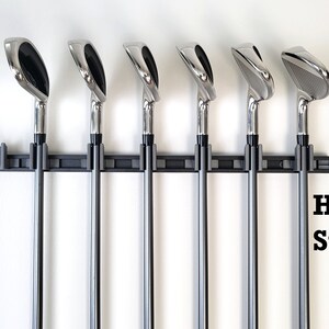 Golf Club Wall Rack. Golf Club Wall Display. Holds 10 Clubs on 24 ...