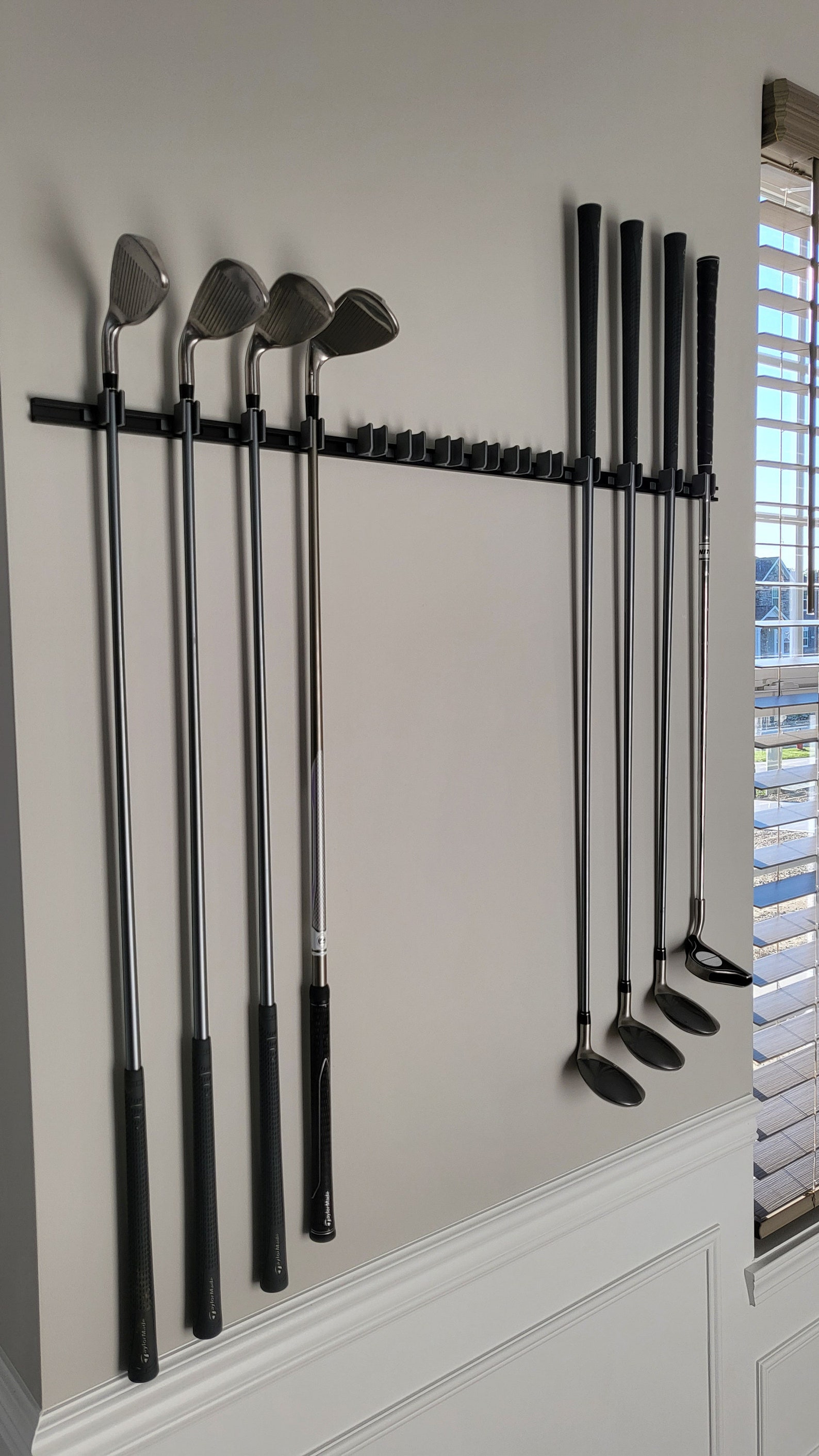 JINTECH3D Golf Club Wall Rack. Golf Club Wall Display. Golf Club Holder ...