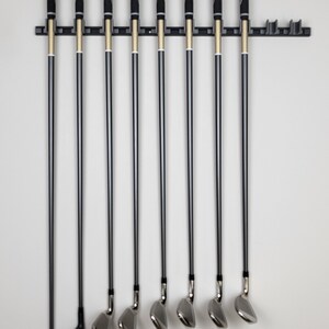 Golf Club Wall Rack. Golf Club Wall Display. Holds 10 Clubs on 24 ...