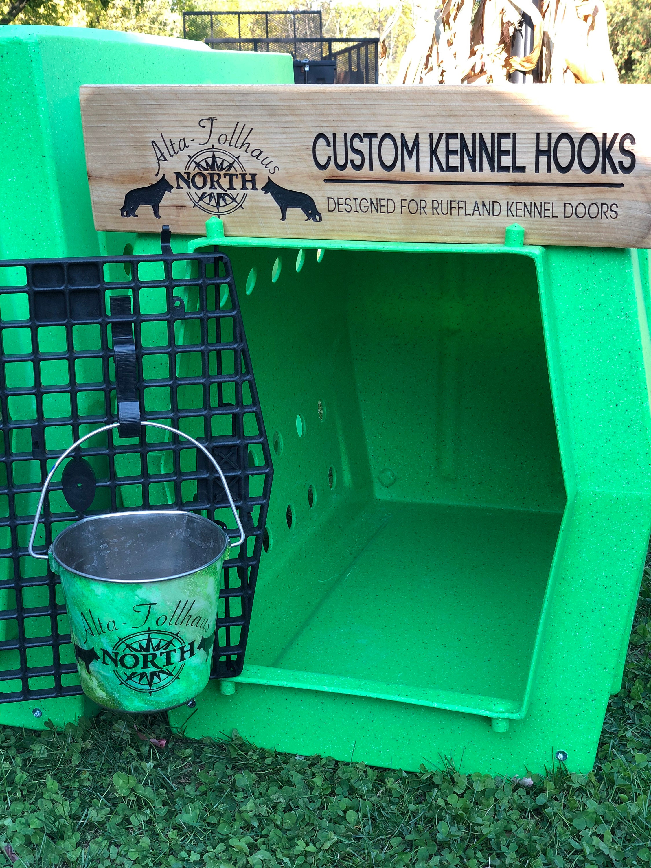Ruff Land Kennel Water Bucket Hooks - Etsy