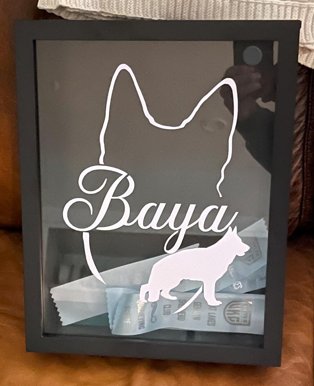 Personalized Ribbon Shadow Boxes - Etsy