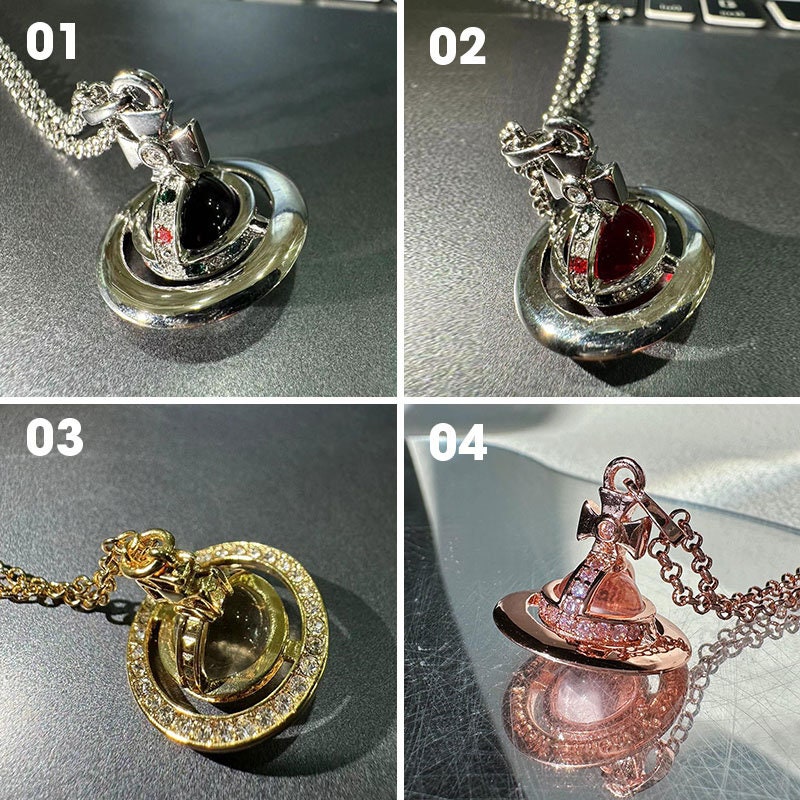 Saturn Necklace丨saturn Earrings丨saturn Bracelet Silver Bracelet Silver ...
