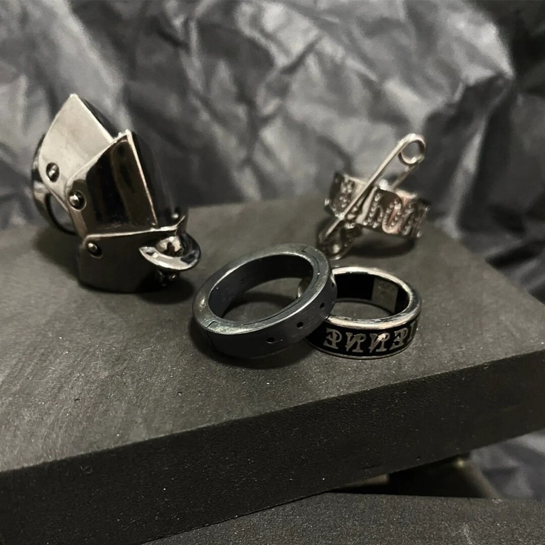 Silver Saturn Rings Armor Ring Silver Bamboo Ring Punk Ring Jewelry ...
