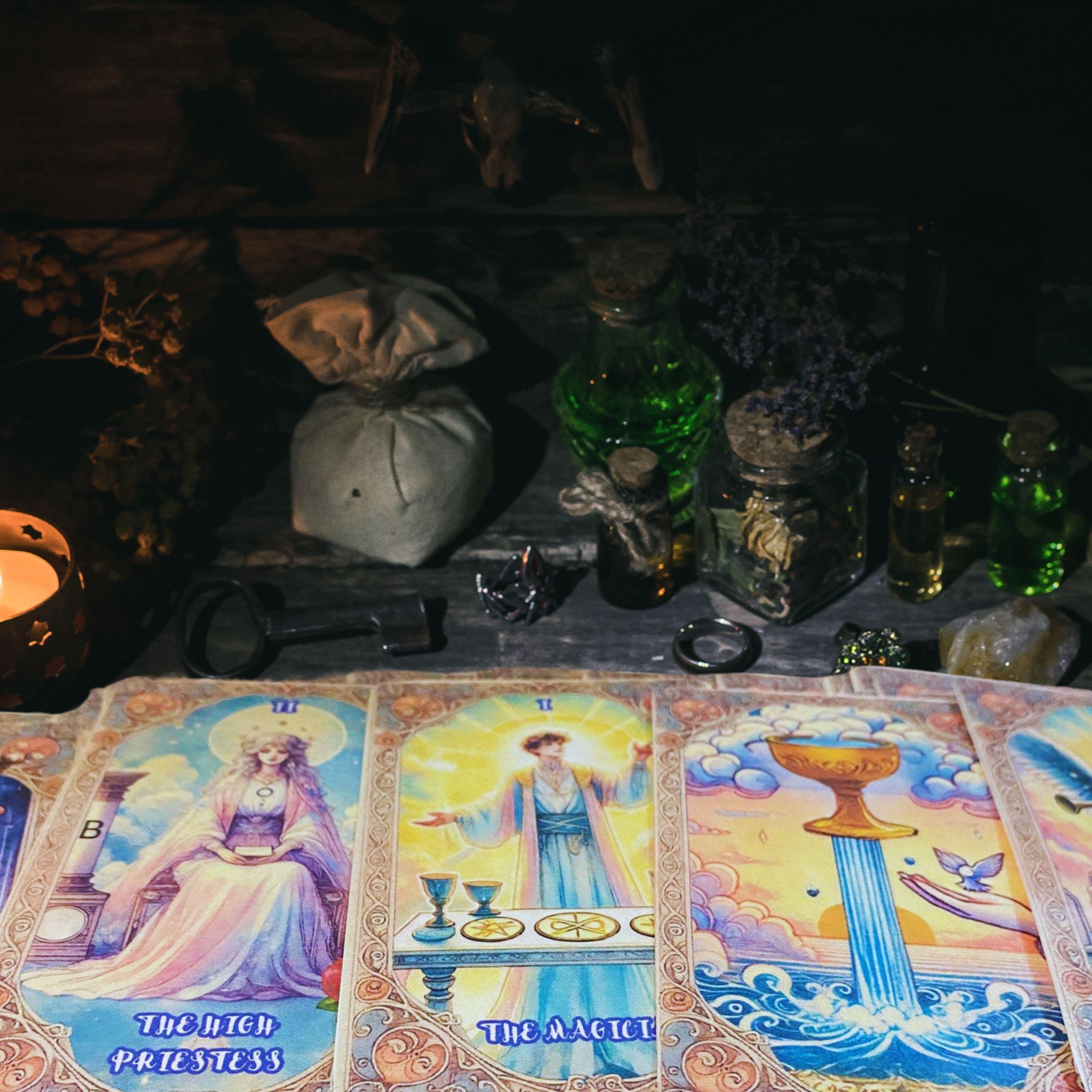Lila Tarot Deck, Tarot Cards, Pastel Color Tarot Deck, Watercolor Tarot ...