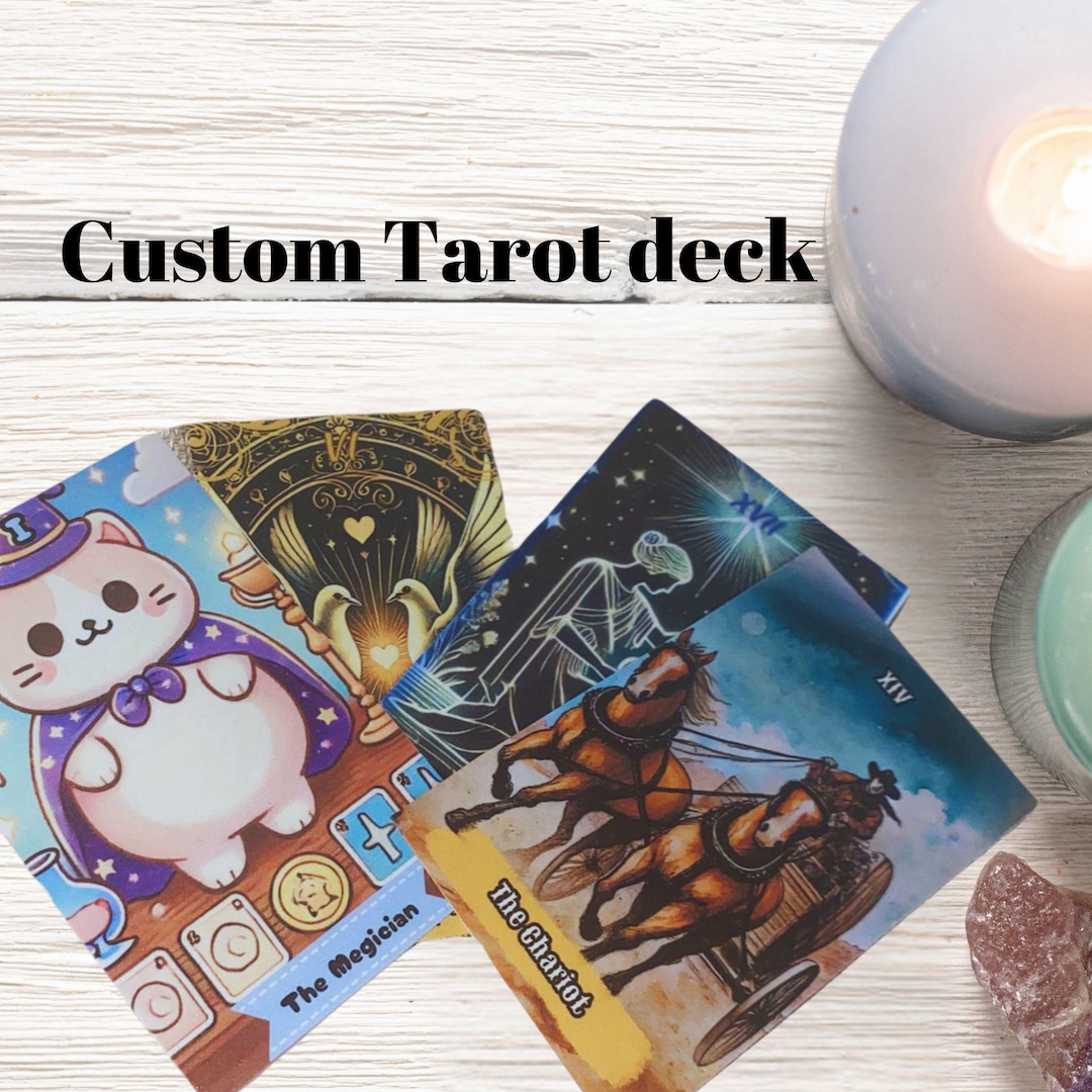 Personalized Tarot Deck, Unique Tarot Cards, 78 Tarot Cards, Custom ...