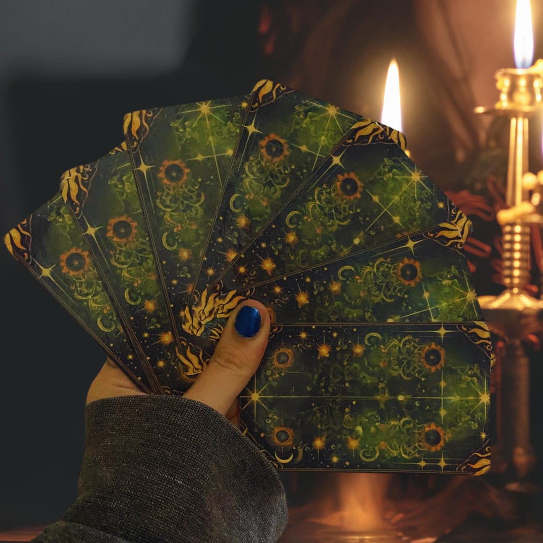 Wild Tarot Deck, Tarot Deck With Guidebook, Custom 78 Tarot Cards ...