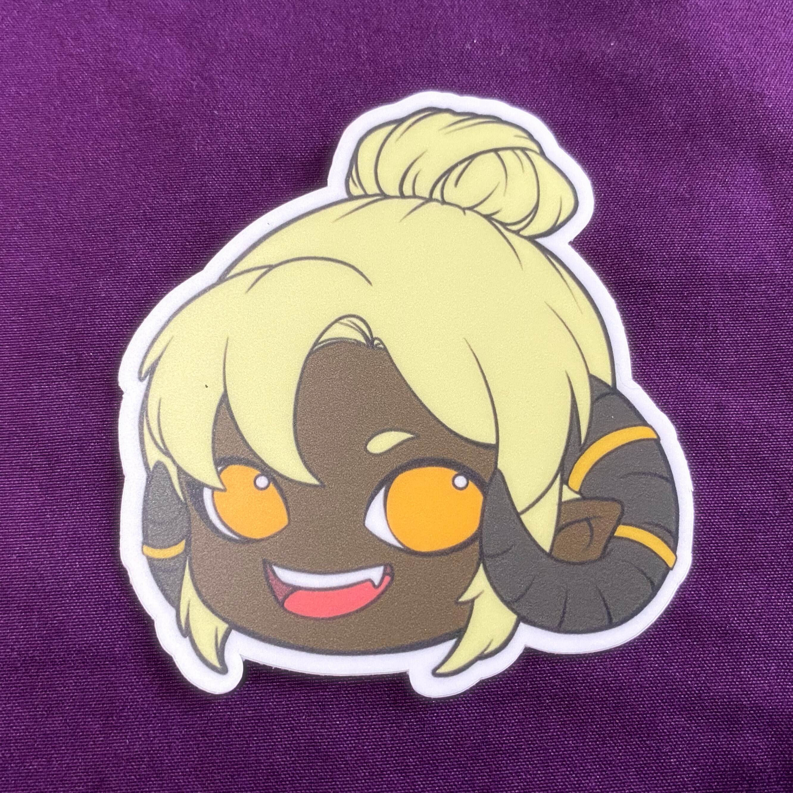 Dnd Tiny Tiefling Vigil 3 Matte Vinyl Sticker - Etsy