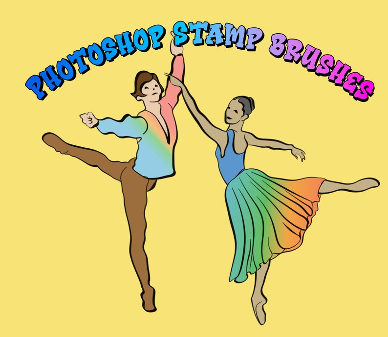 Dancer Brushes for Photoshop and Procreate by Sketchviews With Karen ...