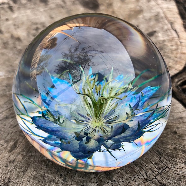 Flower Paperweight - Etsy
