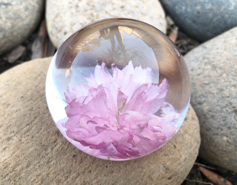 Imperfect Real Flower Resin Resin Paperweight Resin Cube - Etsy
