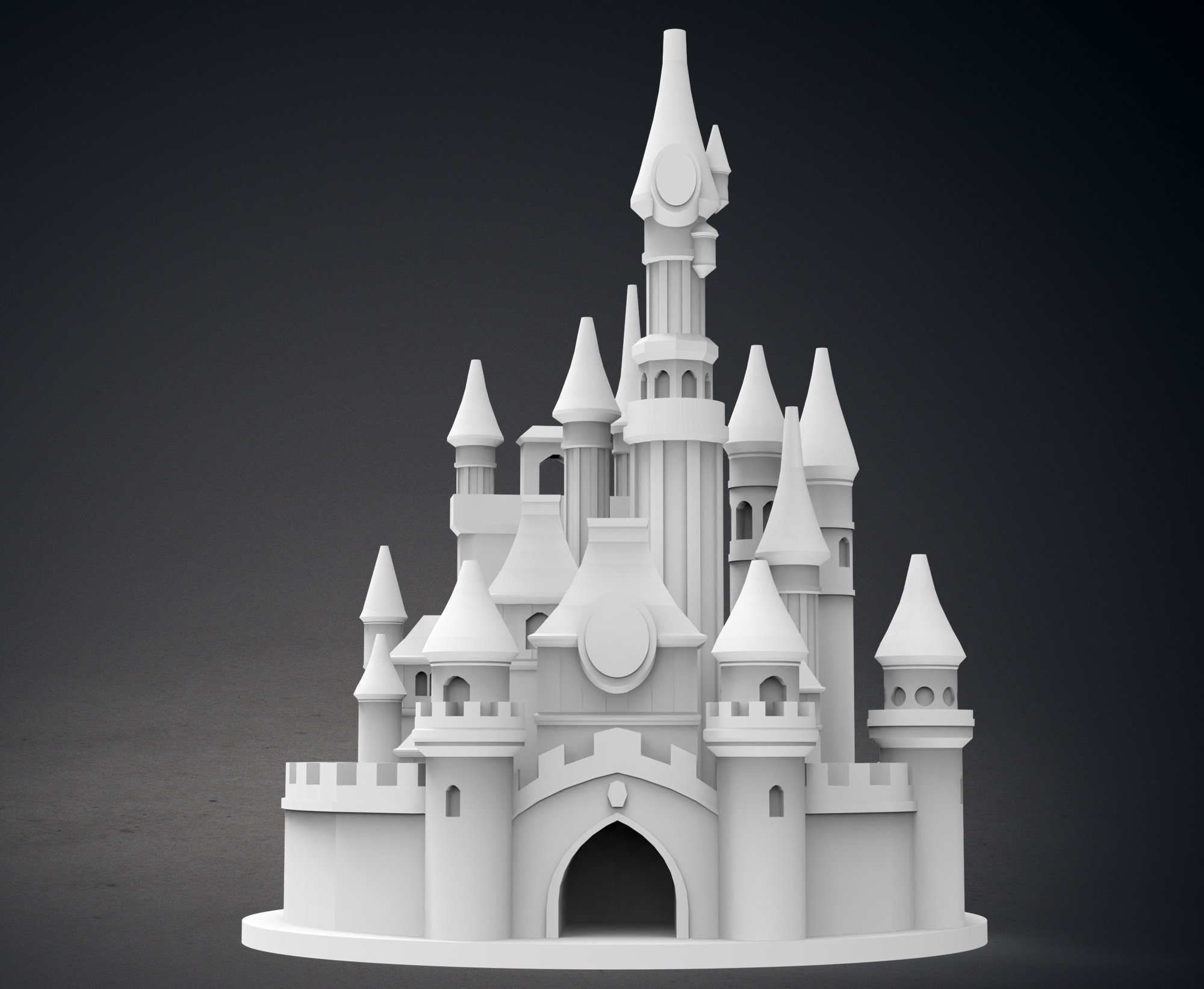 Disney Cinderellas 3D Printed Castle Piggy Bank STL PRINTER - Etsy UK