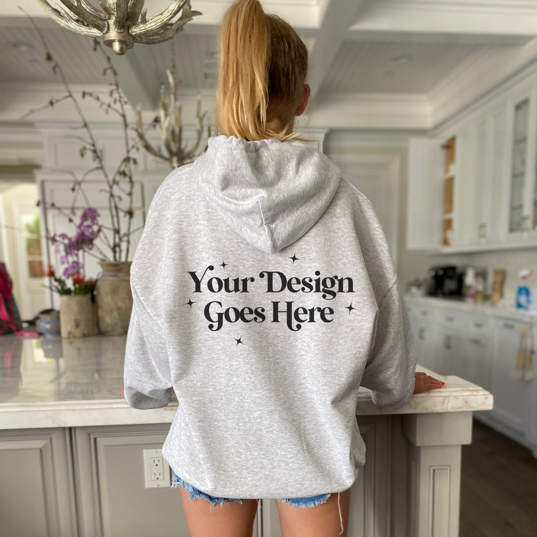 Ash Mockup, Ash Sweatshirt, Grey Mockup, Hoodie Mockup, Oversized ...